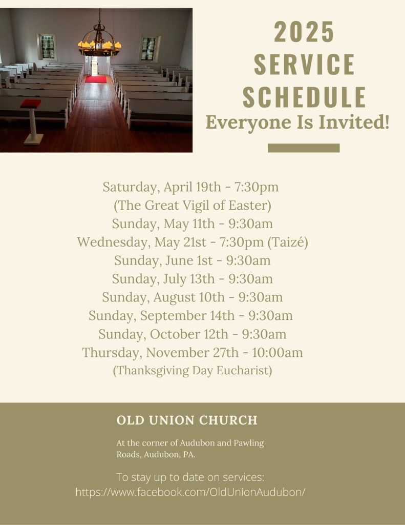 Old Union Church in Audubon – St. Paul's Memorial Episcopal Church
